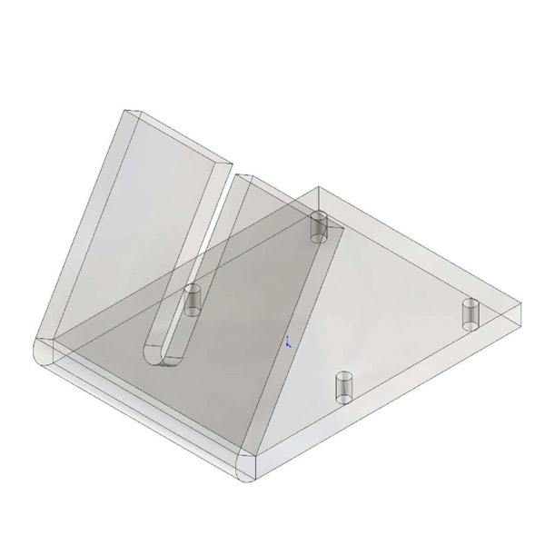 Angle Restrainer - Small - Mice - Clear - Vet Tech