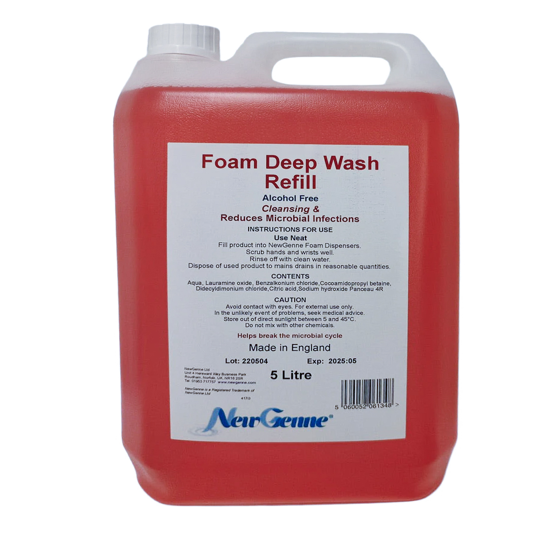 NewGenne Foam Deep Wash 5 Litre - Vet Tech